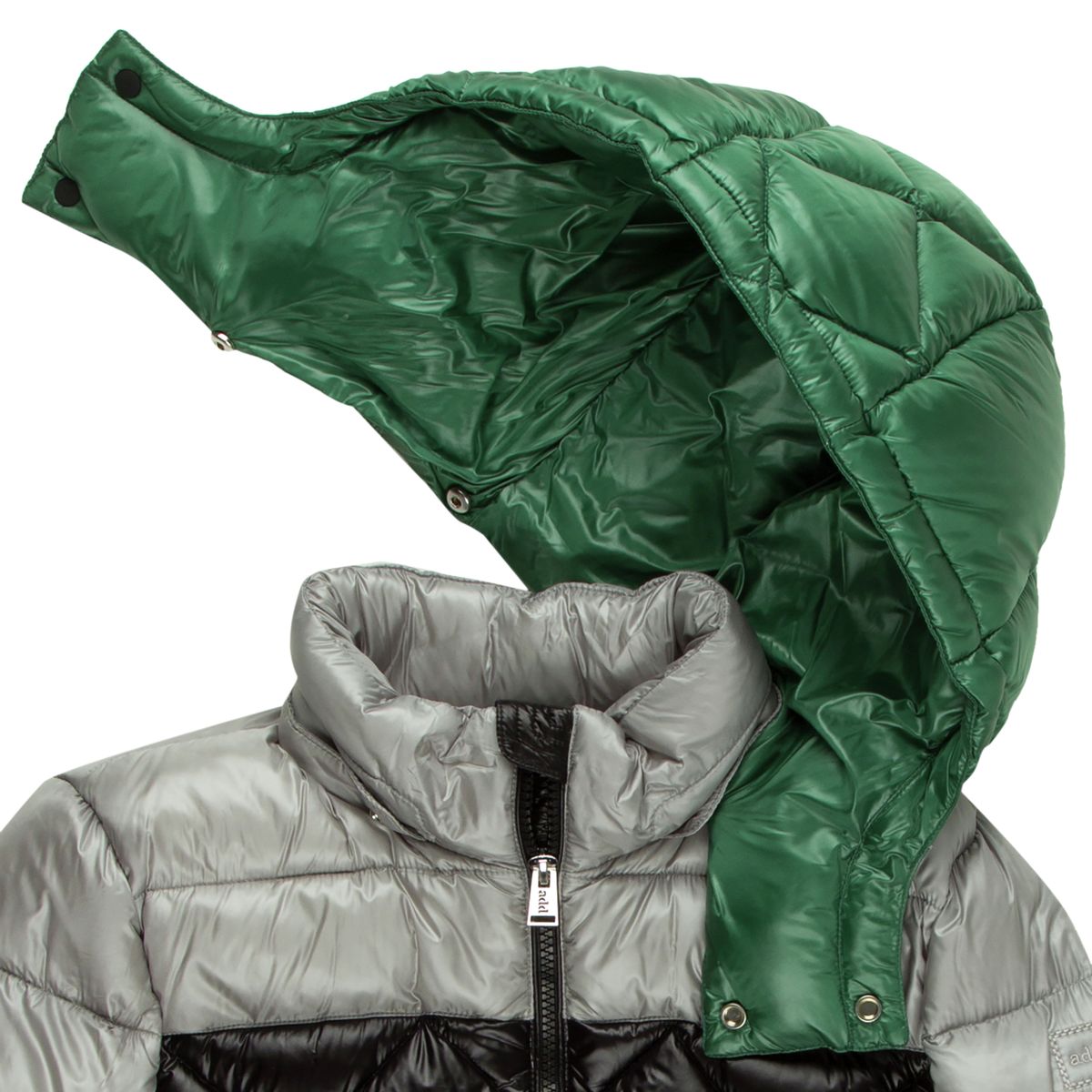ADD Colorblock Down Jacket with Removable Hood - Boys' - Kids