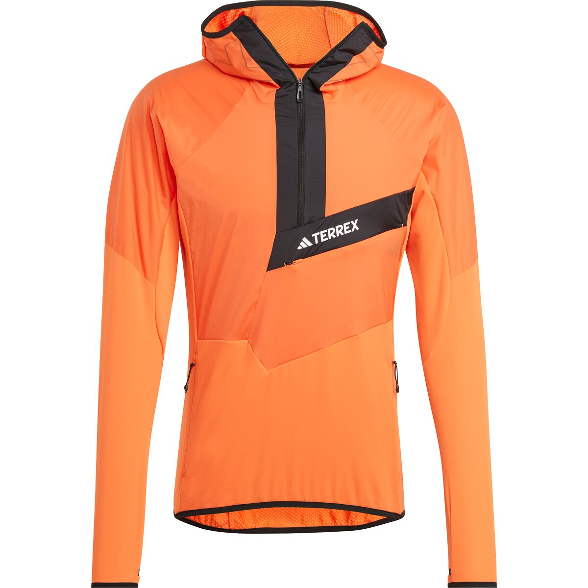 Adidas TERREX Techrock Ultralight 1/2-Zip Hooded Fleece Jacket - Men's ...