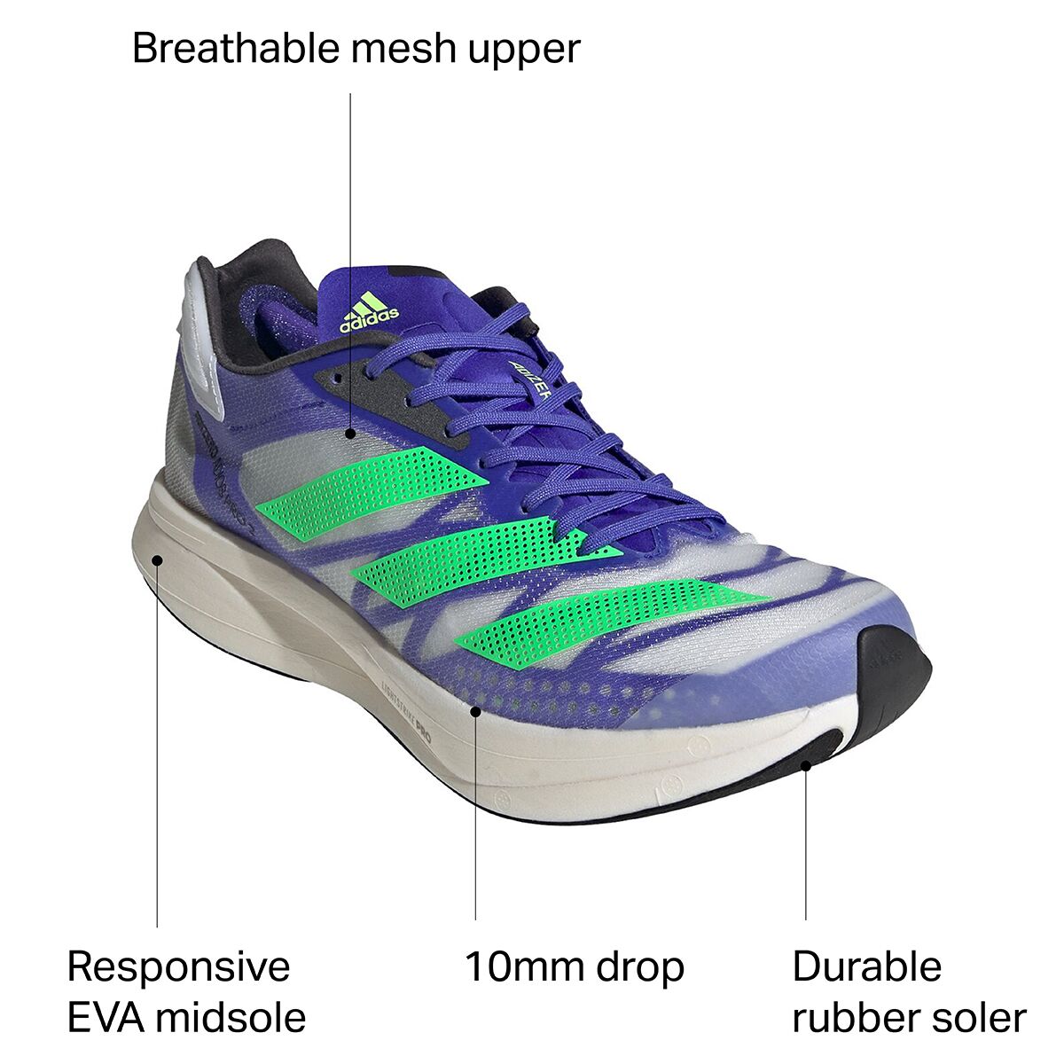 Adidas Adizero Adios Pro 2 Running Shoe - Men's - Footwear