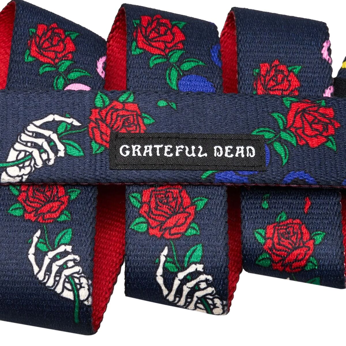 Arcade Grateful Dead Skeleton Bear Slim Belt - Accessories
