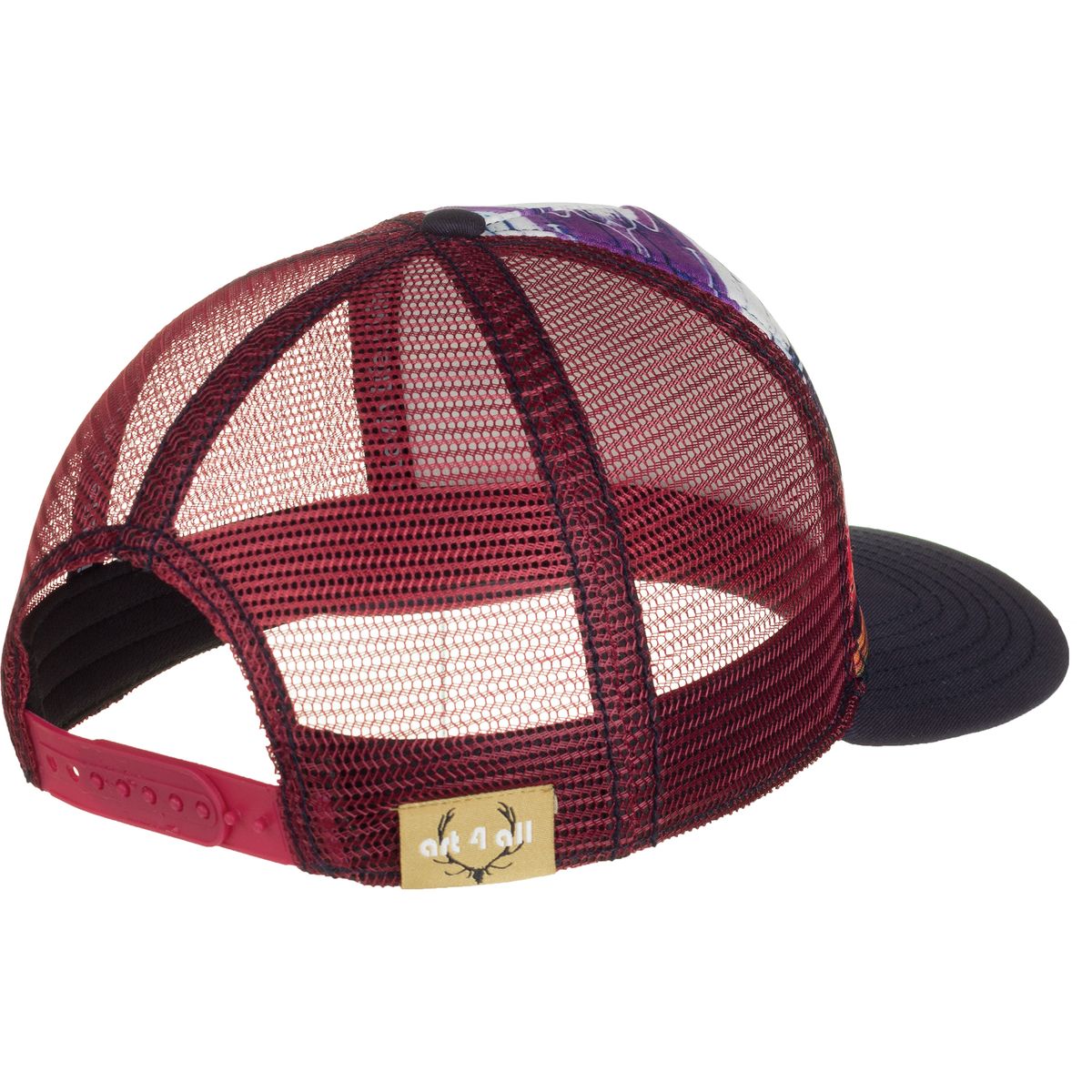 Art 4 All High Pro Trucker Full Bleed Mesh Snapback Hat - Accessories