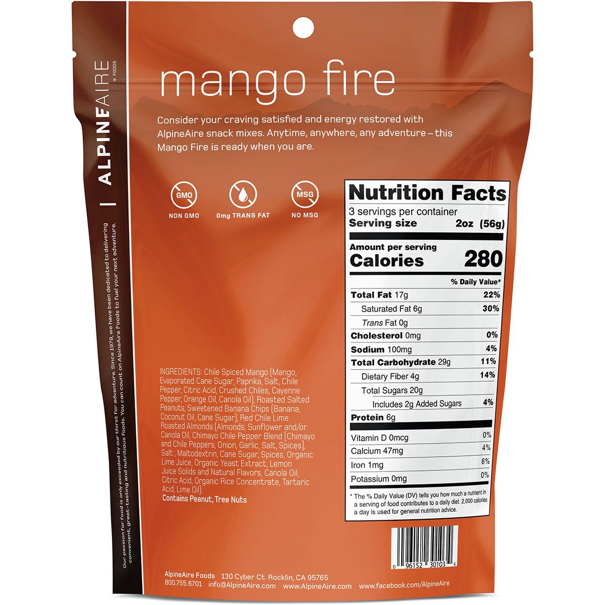 AlpineAire Mango Fire - Hike & Camp