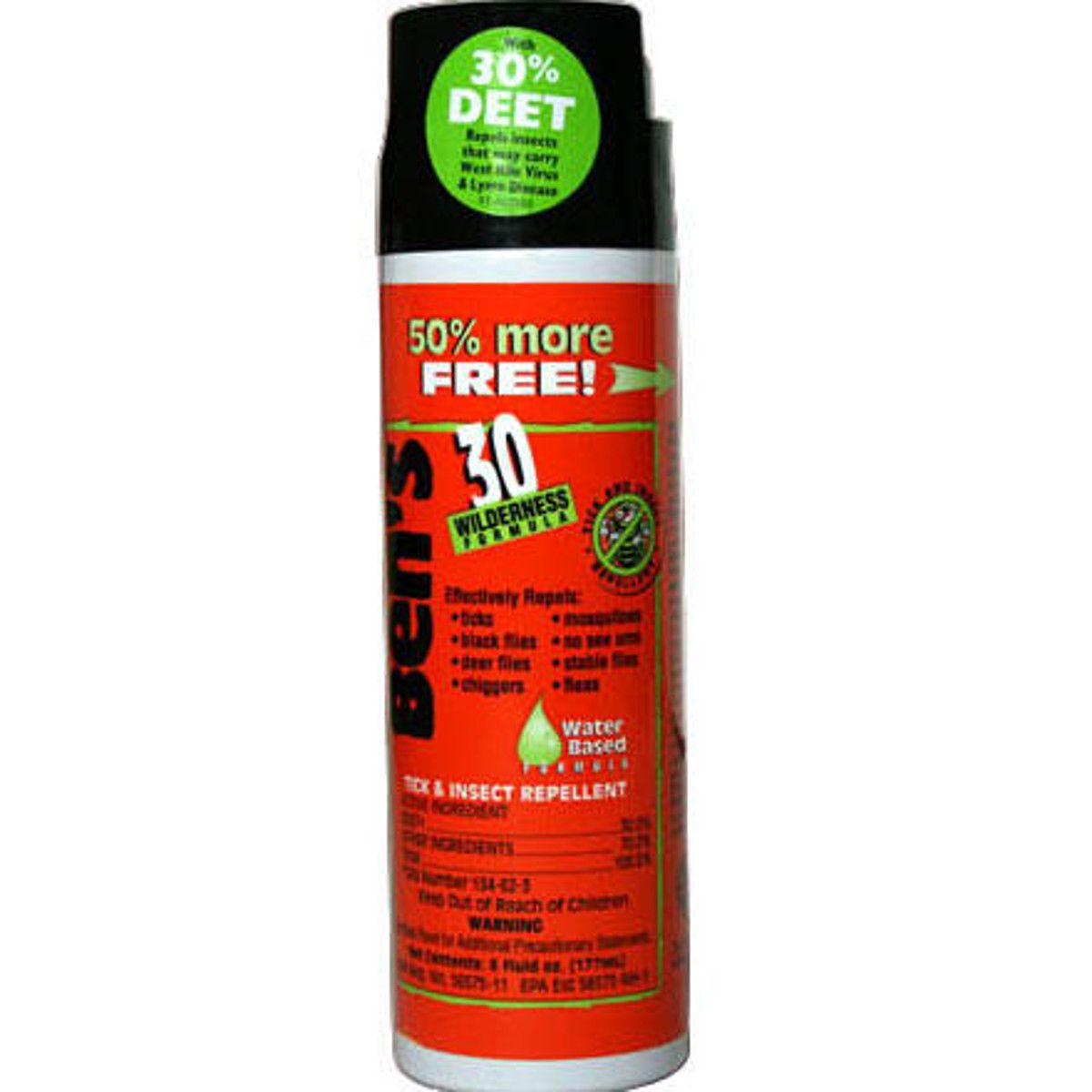 Adventure Ready Brands Ben's 30 Deet Tick & Insect Repellent - Travel