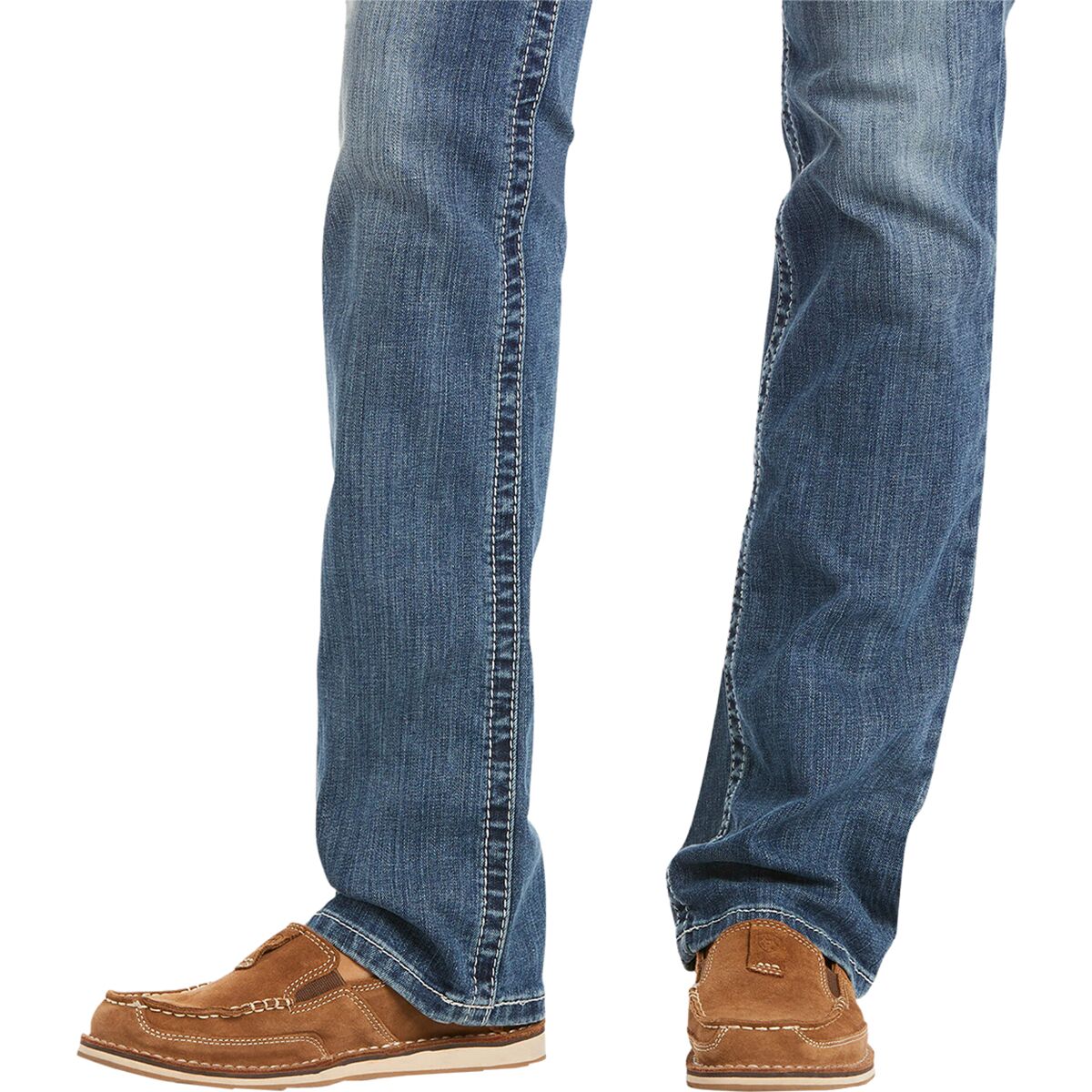 Ariat REAL MidRise Stretch Icon Stackable Straight Jean - Women's ...