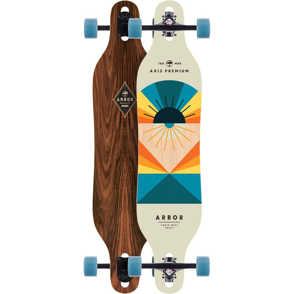 Arbor Axis Premium Complete Longboard - Snowboard
