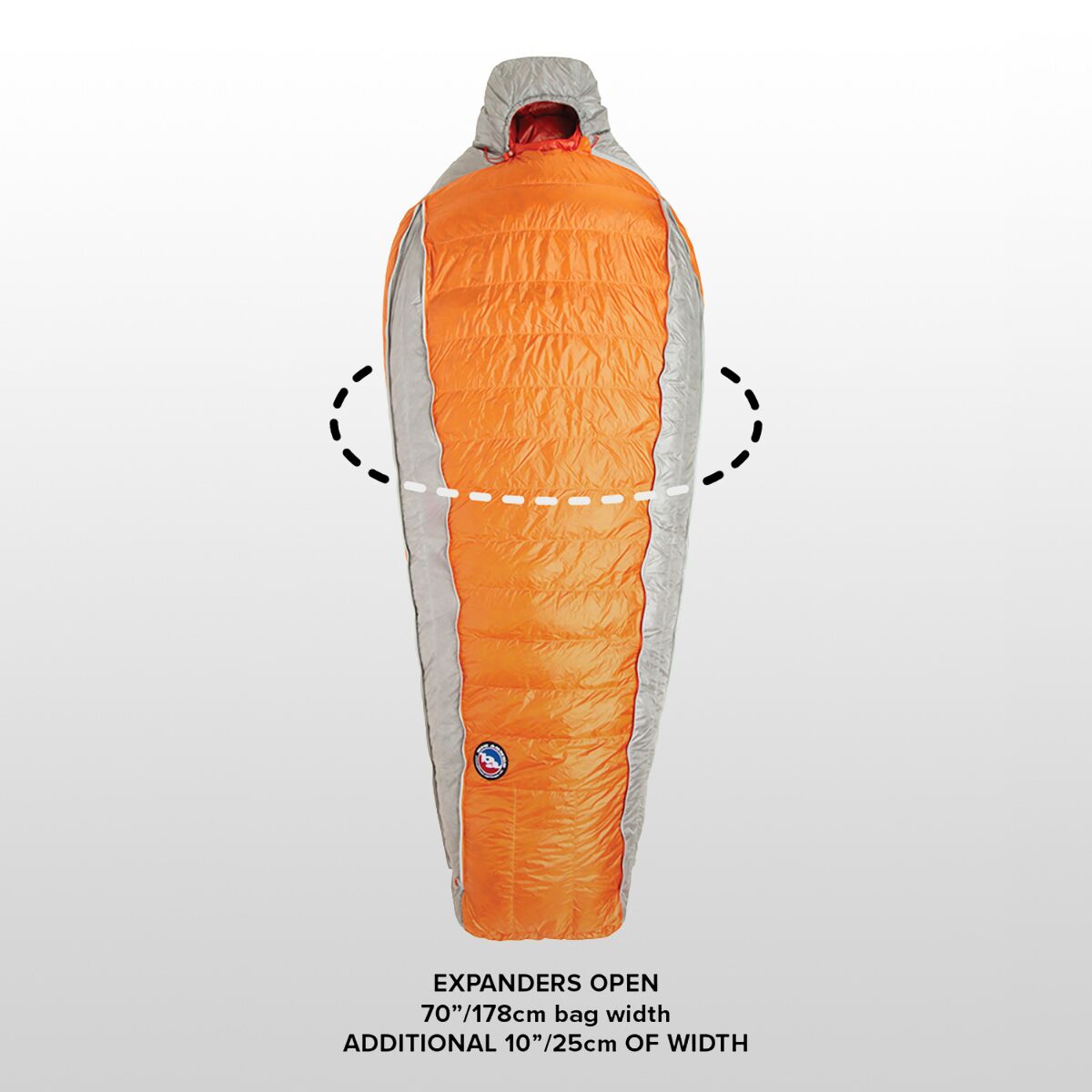 Big Agnes Torchlight UL Sleeping Bag: 30F Down - Hike & Camp
