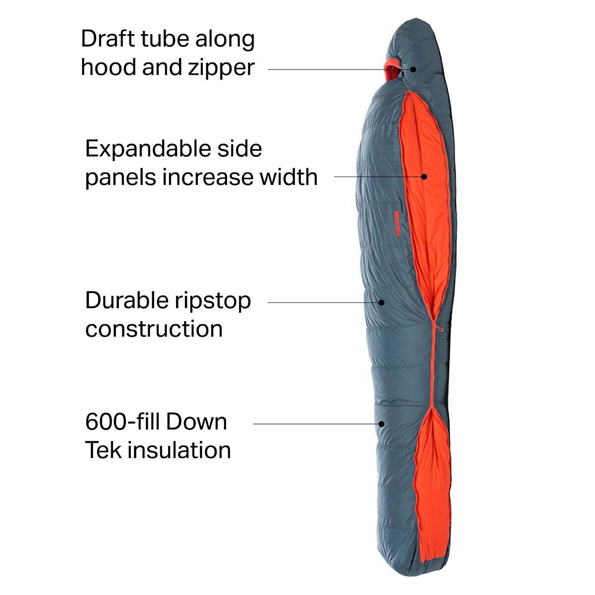Big Agnes Torchlight Sleeping Bag: 20F Down - Hike & Camp