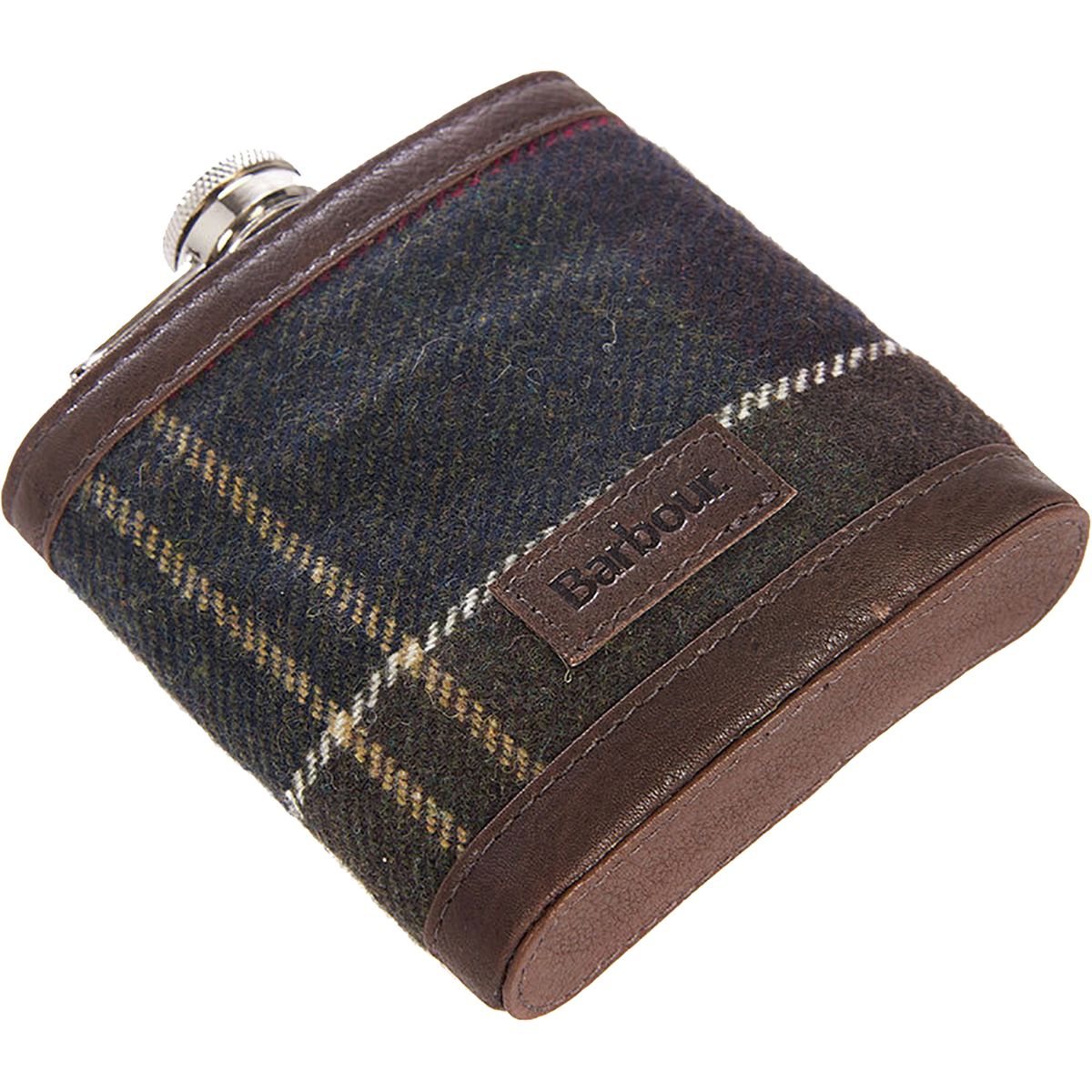 Barbour Tartan Hip Flask and Cups - Hike & Camp