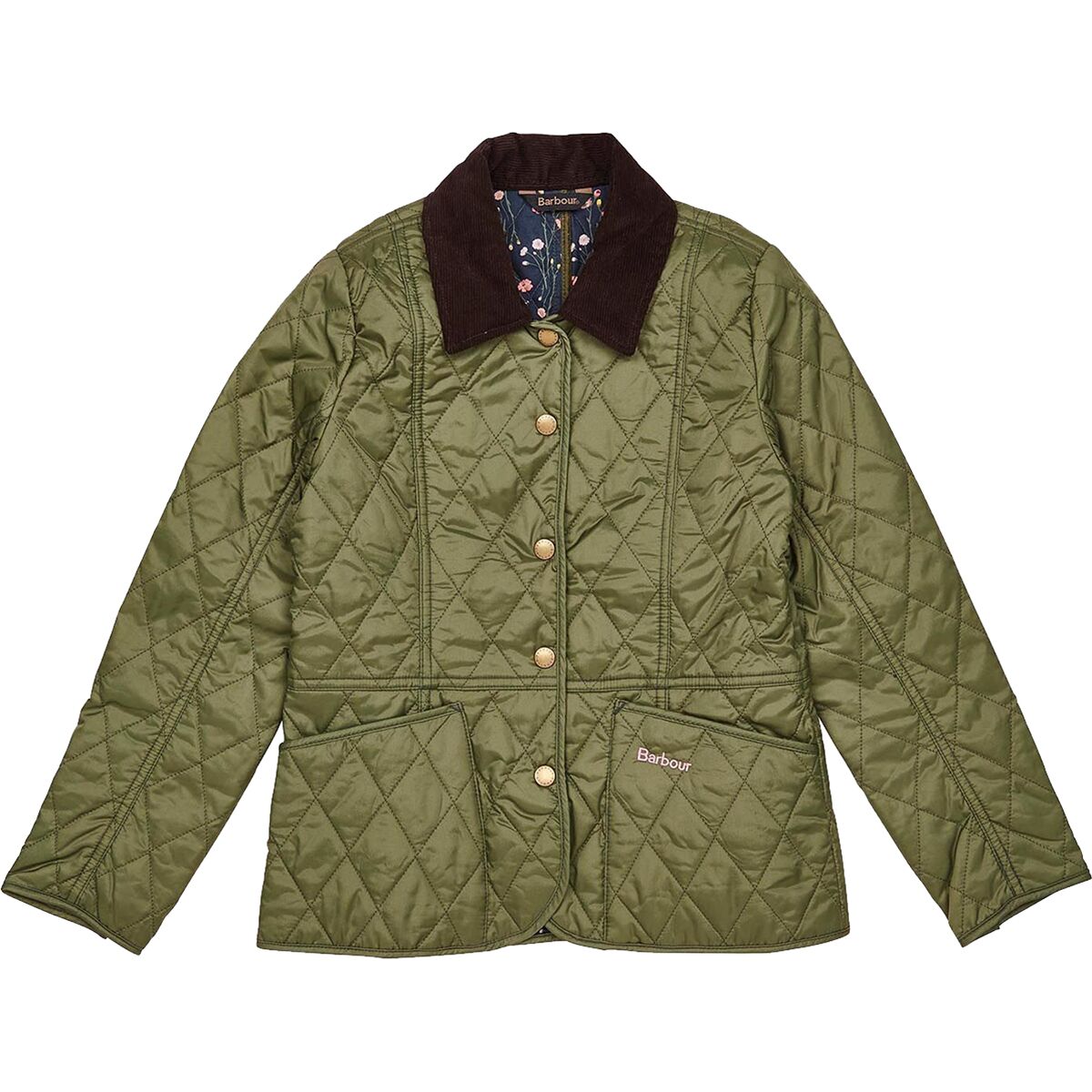 Barbour Printed Summer Liddesdale Quilted Jacket - Girls' | Backcountry.com