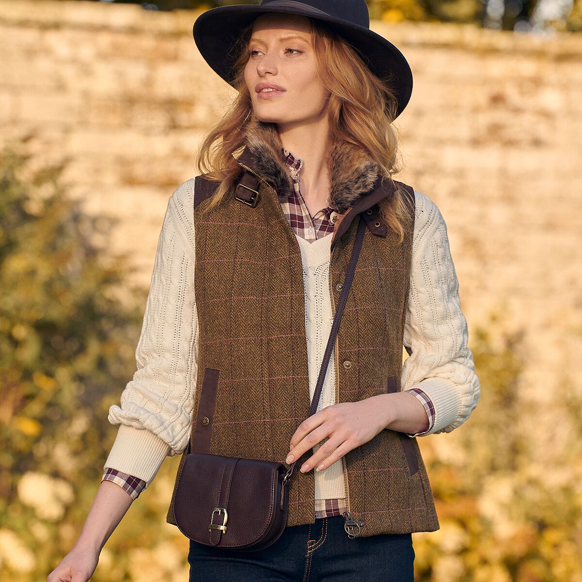 Barbour Alder Wool Gilet Vest - Women's - Clothing
