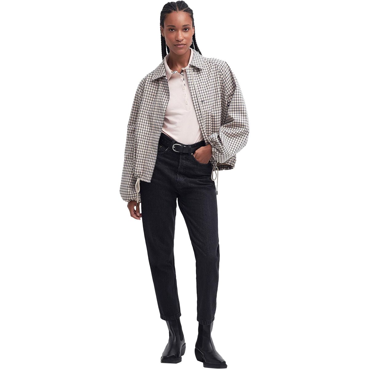 Barbour Check Charlene Showerproof Jacket - Women's - Clothing