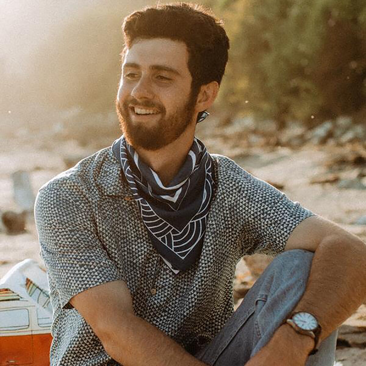 Bandits Bandanas Breaking Waves Bandana - Accessories