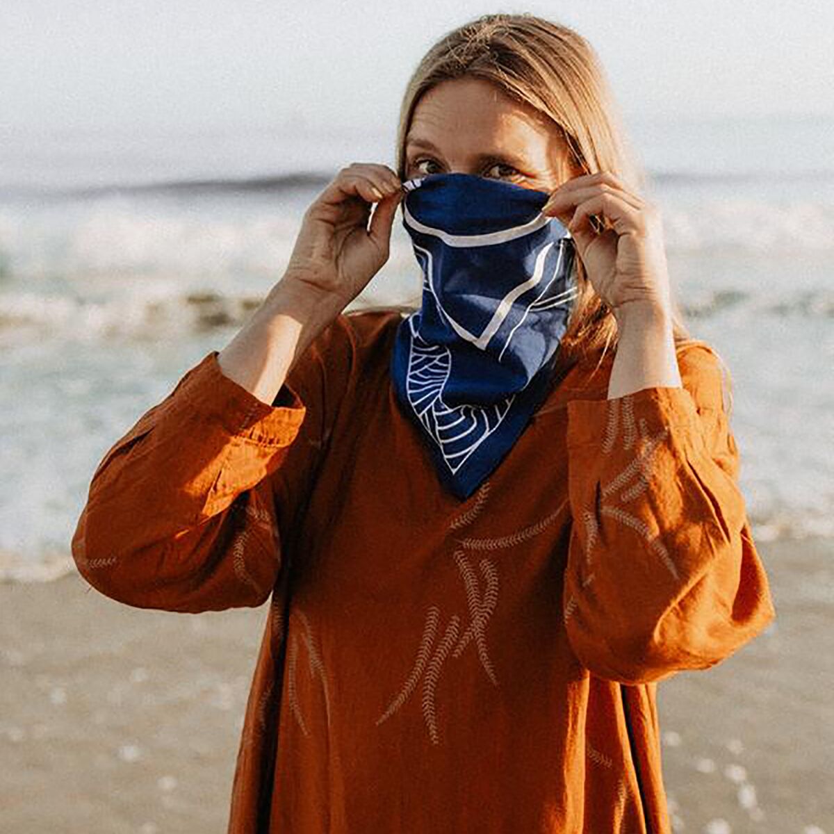 Bandits Bandanas Breaking Waves Bandana - Accessories
