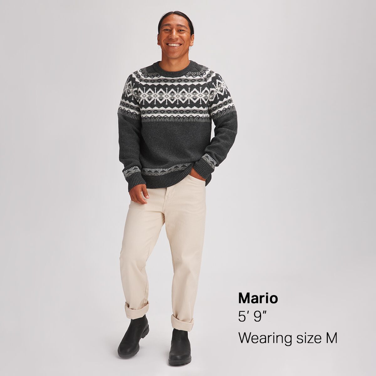 Backcountry Wool Fair Isle Sweater - Men's - Clothing