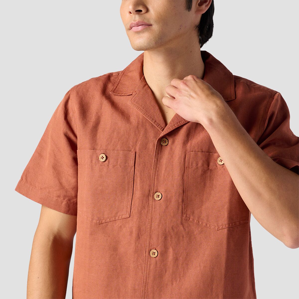 Backcountry Textured Cotton Short-Sleeve Button Up - Men's - Clothing