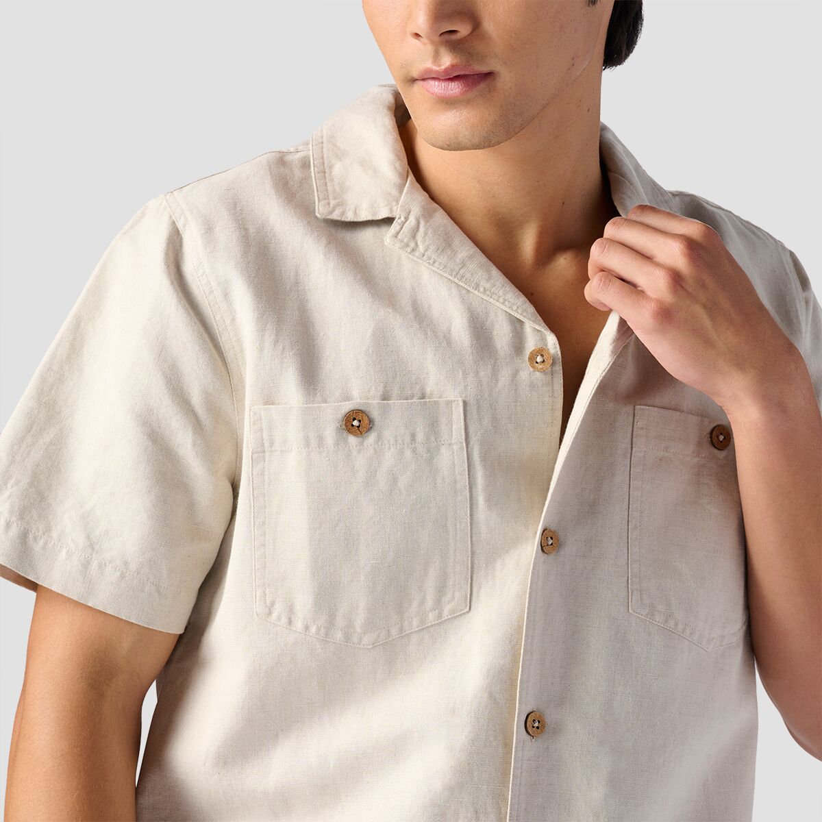 Backcountry Textured Cotton Short-Sleeve Button Up - Men's - Clothing