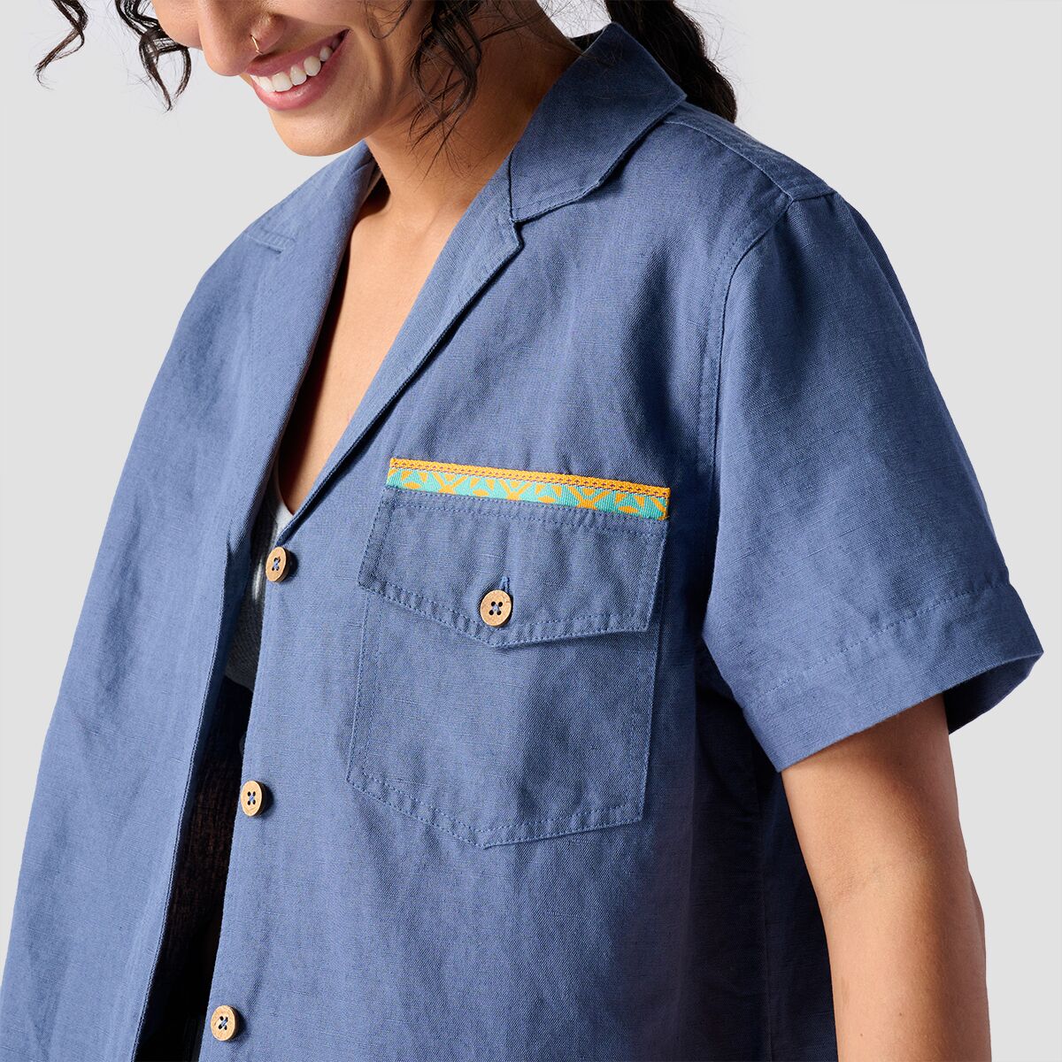 Backcountry Textured Cotton Short-Sleeve Button Up - Women's - Clothing