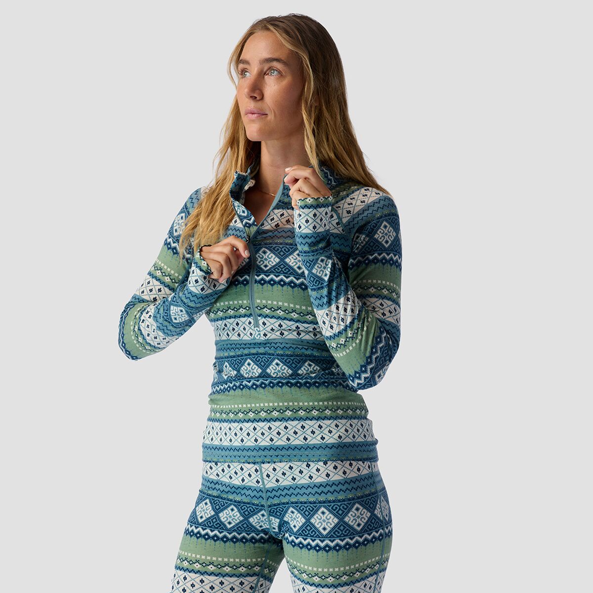 Backcountry Spruces Lightweight Hooded 1/2-Zip Printed Top - Women's ...