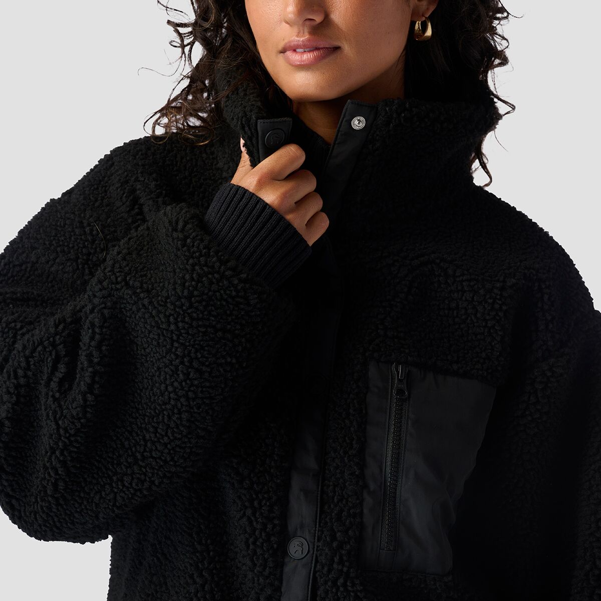 Backcountry Mixed Fabric Fleece Jacket - Women's - Clothing