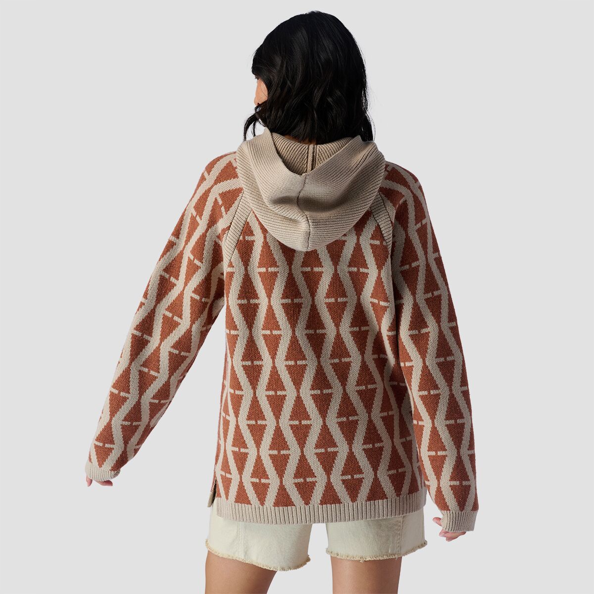 Backcountry Hooded Geo Sweater - Women's - Clothing