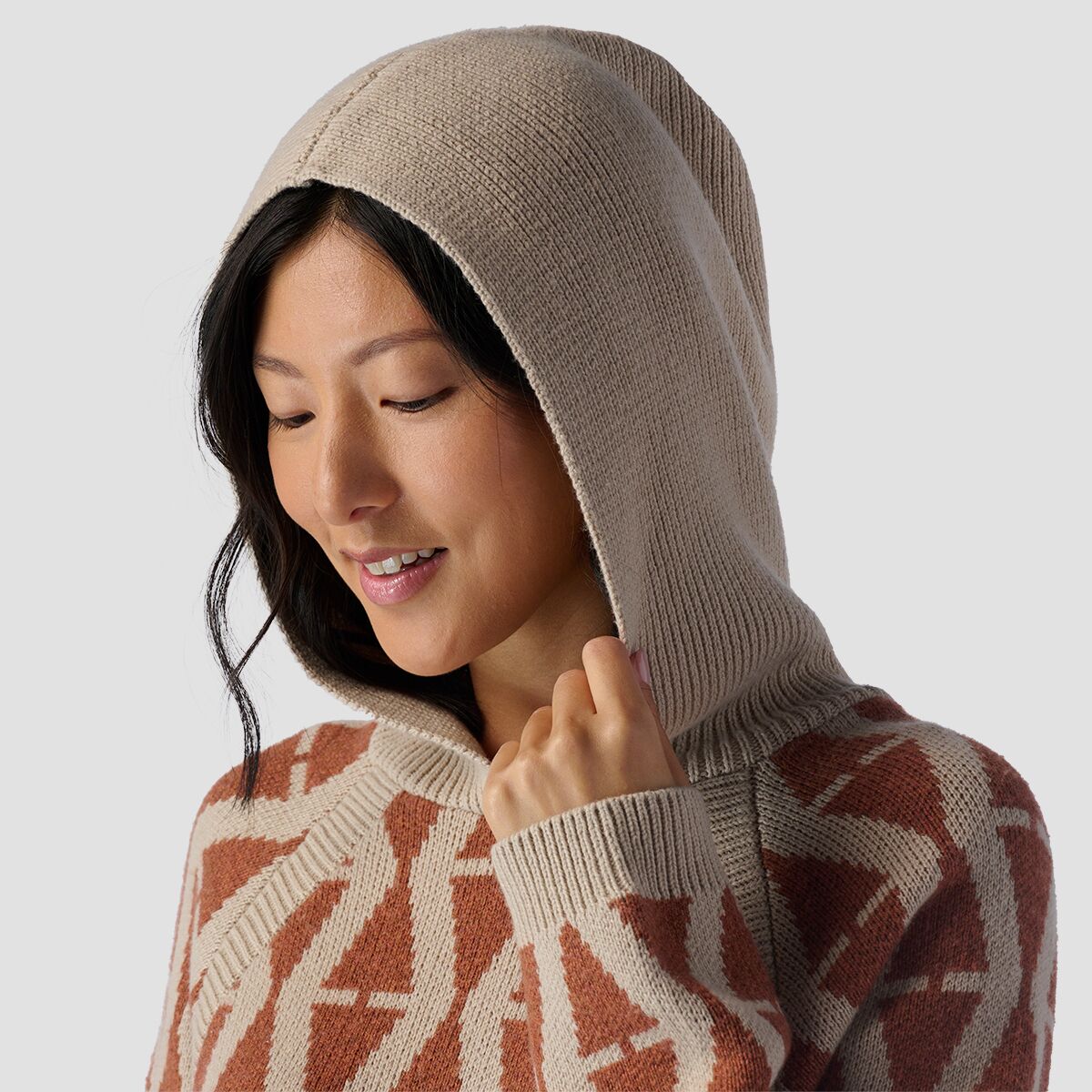 Backcountry Hooded Geo Sweater - Women's - Clothing