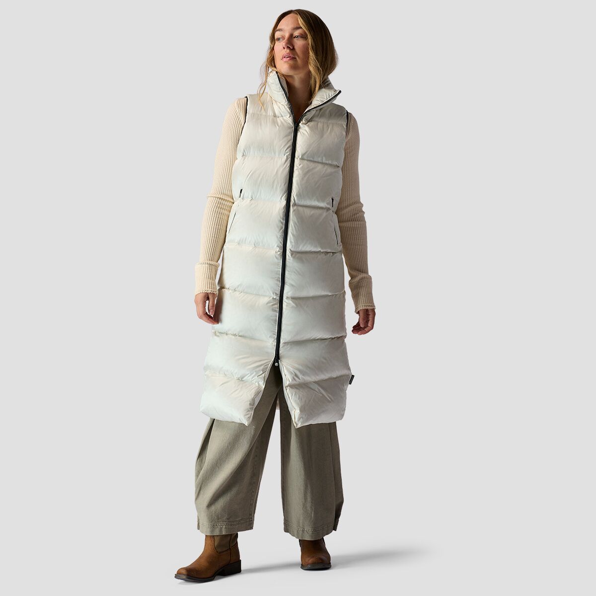 Backcountry Long Down Parka Vest - Women's - Clothing