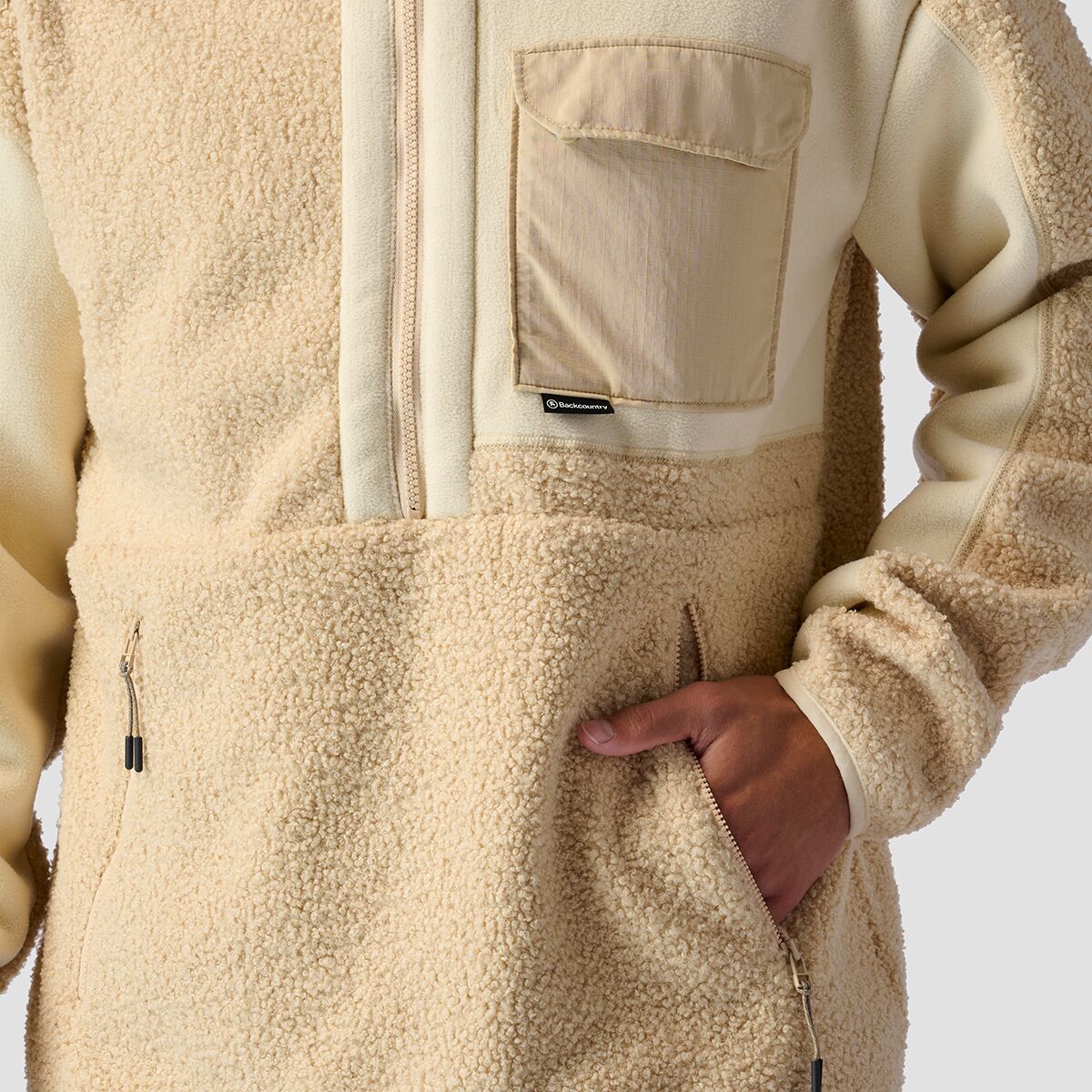 Backcountry Goat Fleece 1/2 Zip Hoodie - Men's - Clothing