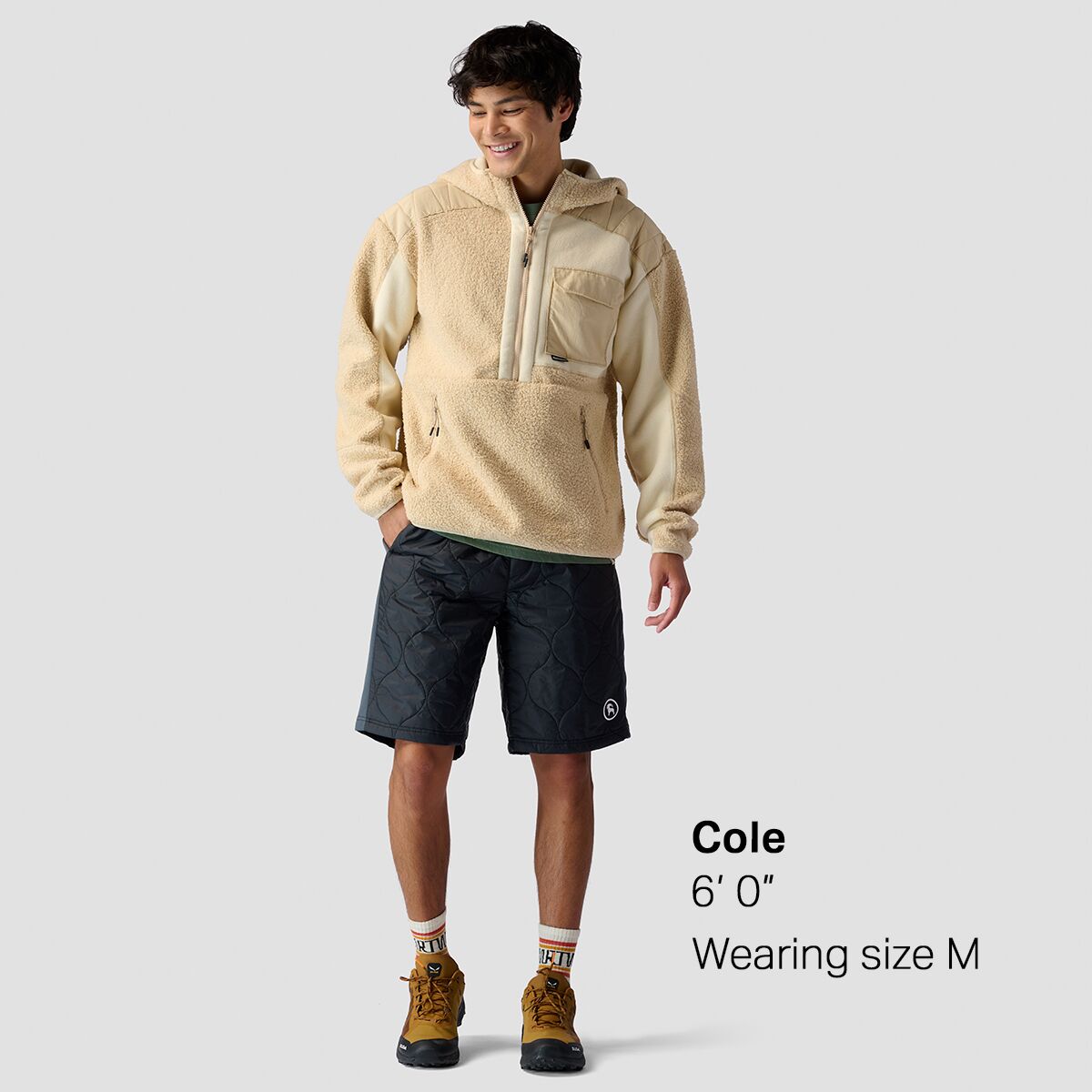 Backcountry Goat Fleece 1/2 Zip Hoodie - Men's - Clothing