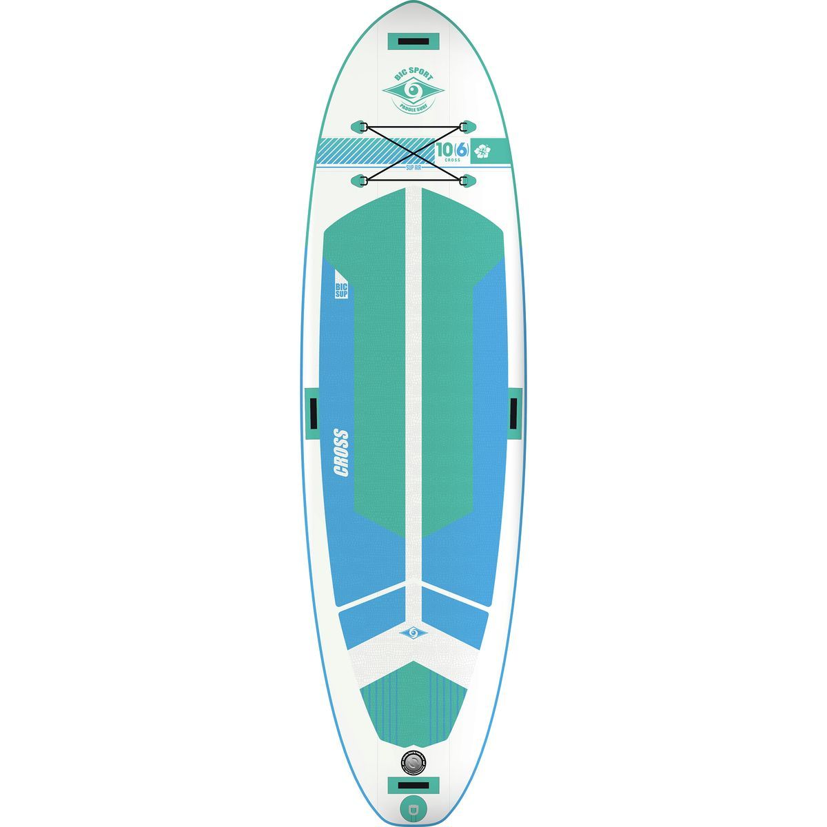 Fit SUP Air Stringer Inflatable Stand-Up Paddleboard - Paddle