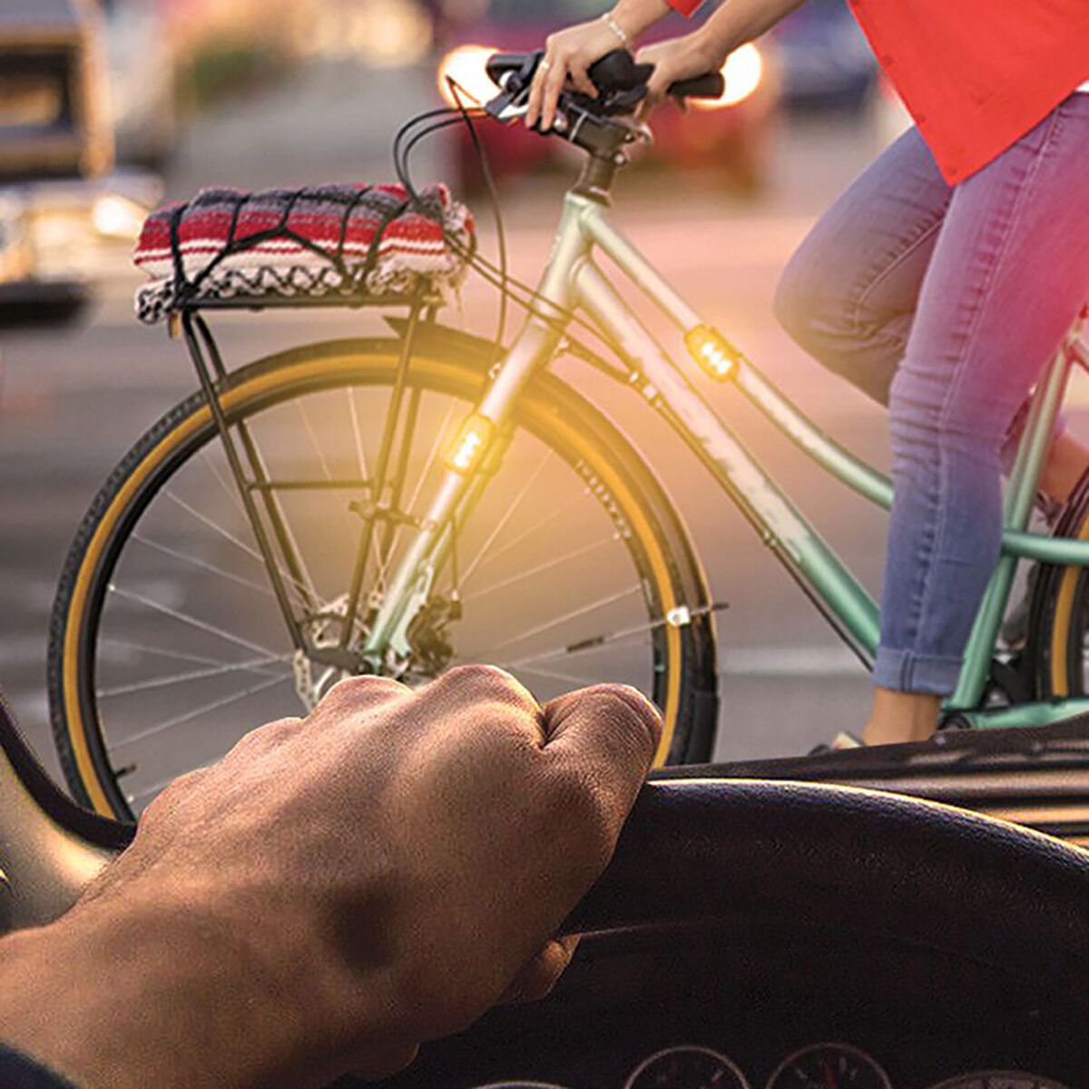 Blackburn Luminate 360 Blitz Light Set - Bike