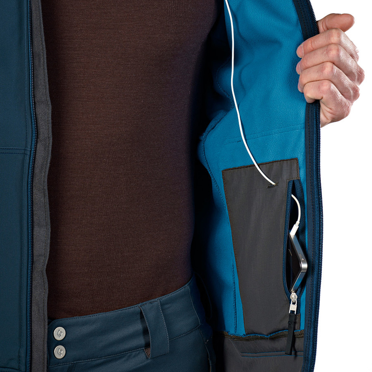 Black Diamond Crag Softshell Hooded Jacket - Men's - Clothing