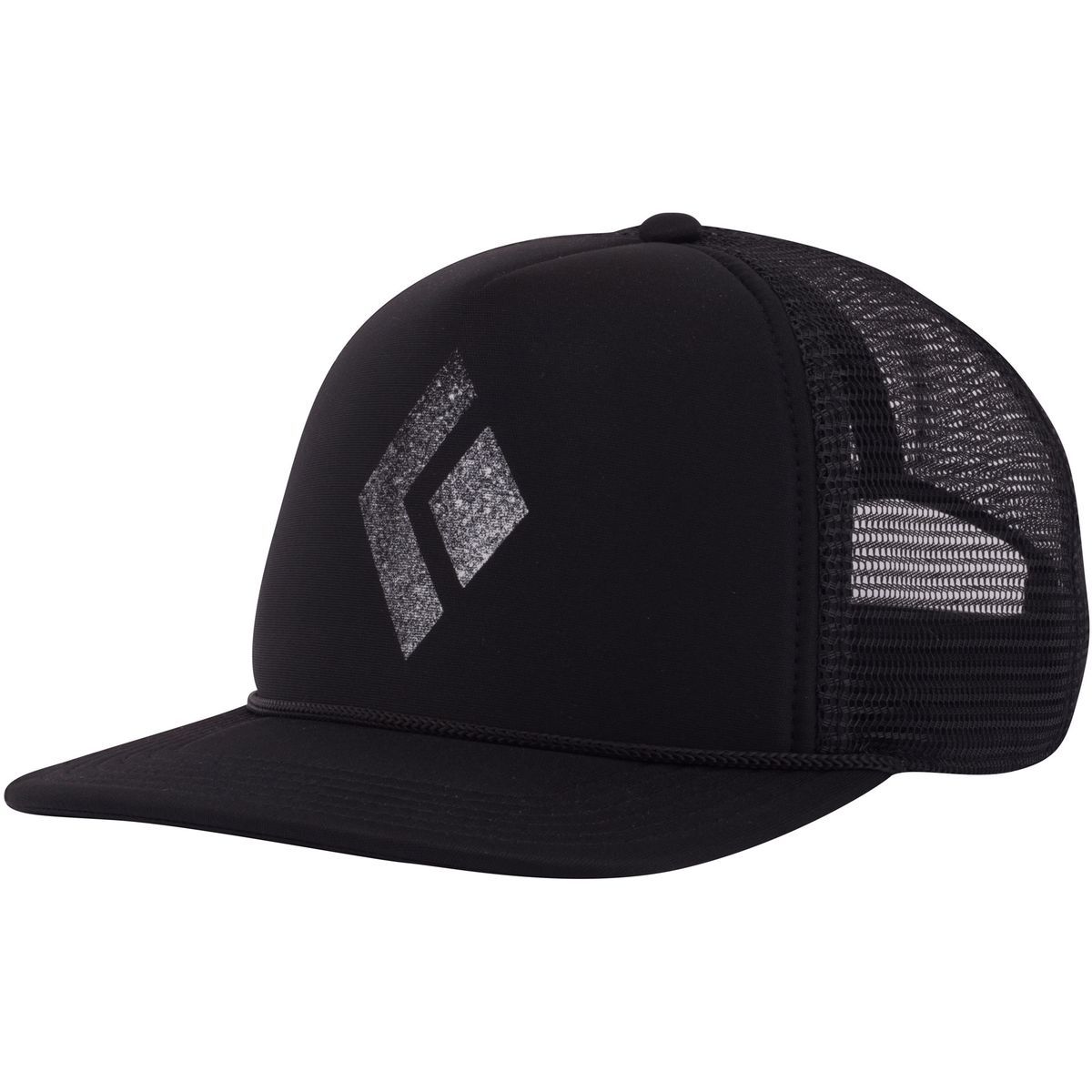 Black Diamond Flat Bill Trucker Hat - Accessories