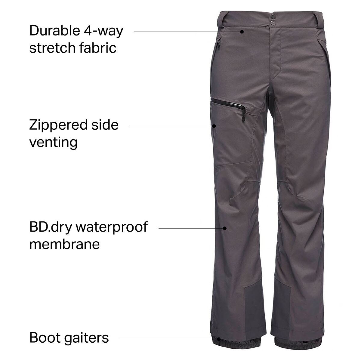 Black Diamond BoundaryLine Shell Pant - Men's - Clothing