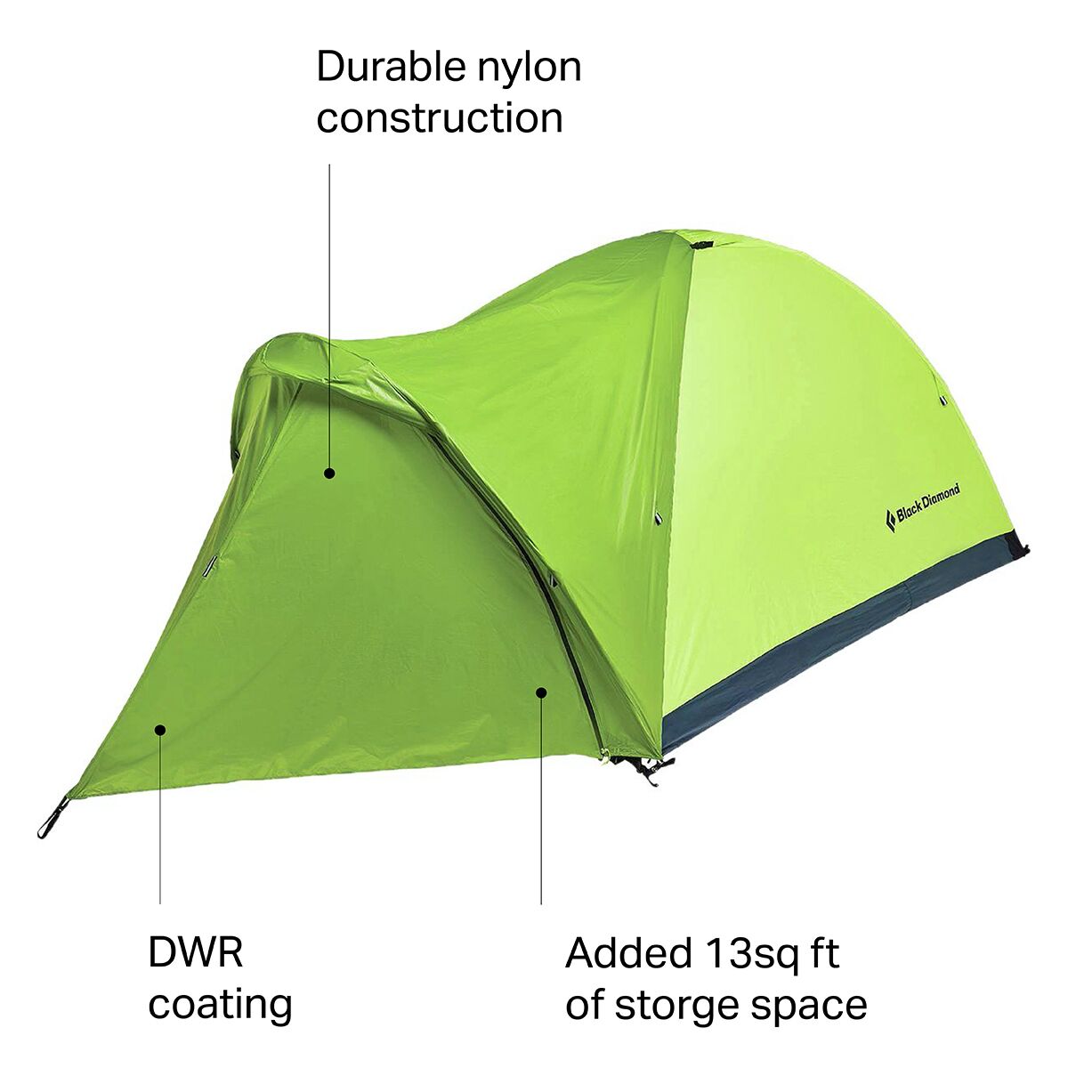 Black Diamond FirstLight Tent Vestibule: 2-Person - Hike & Camp