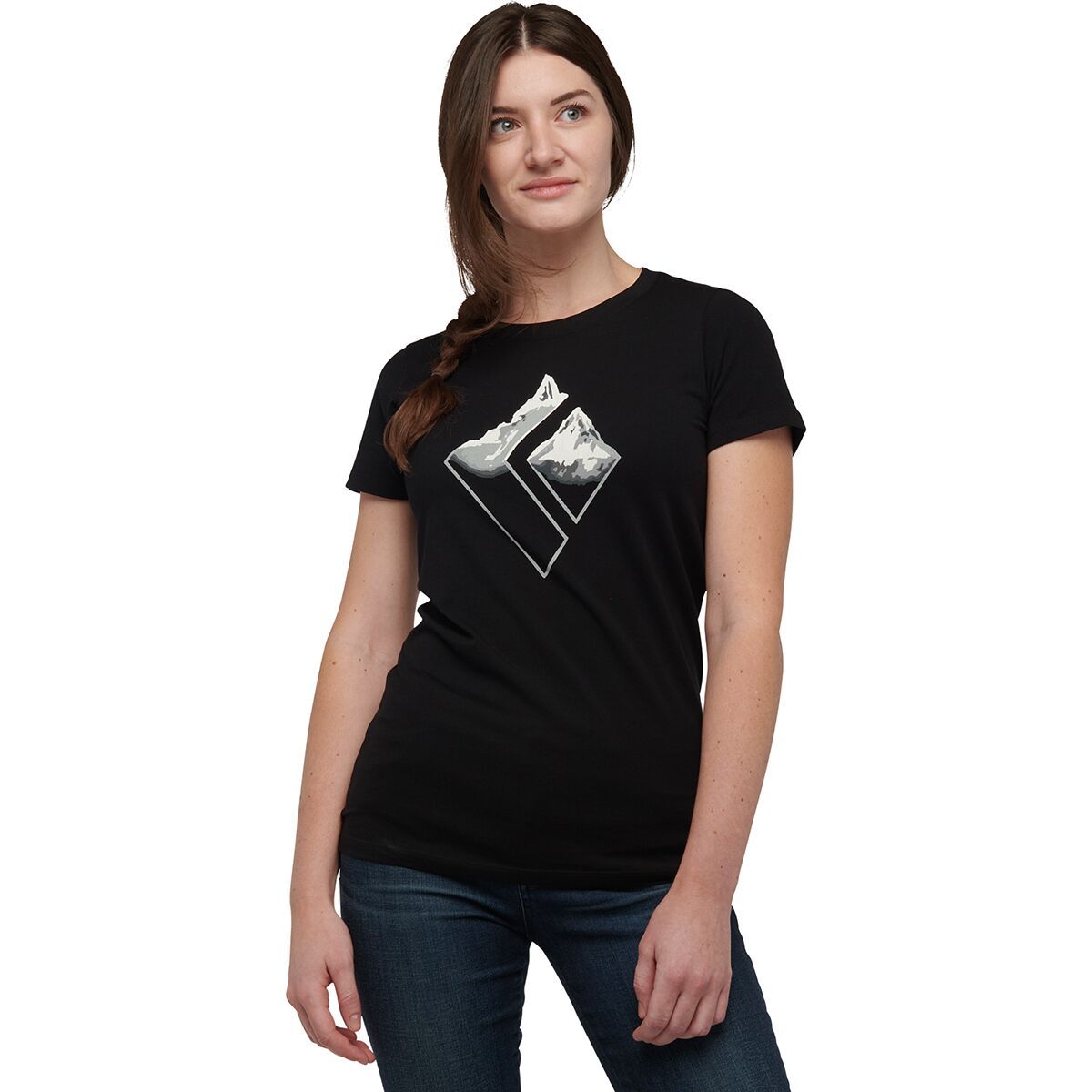 Black Diamond Mountain Logo T-Shirt - Women's - Clothing