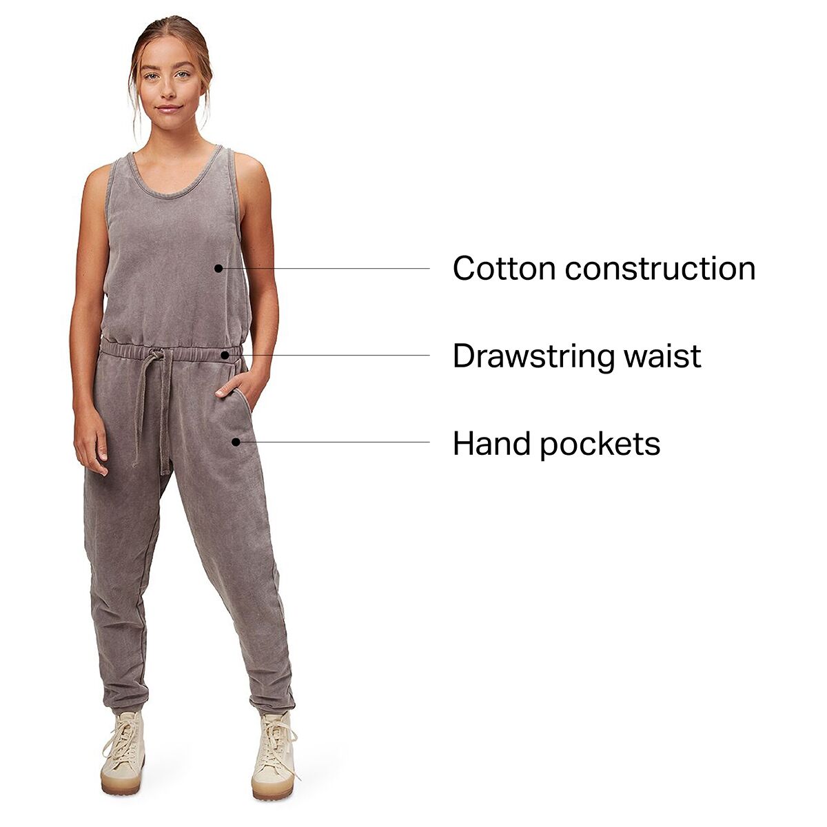 Basin and Range Terry Jumpsuit - Past Season - Women's - Clothing