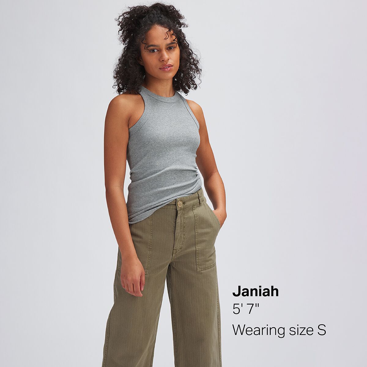 Basin and Range High Neck Rib Tank Top - Women's - Clothing