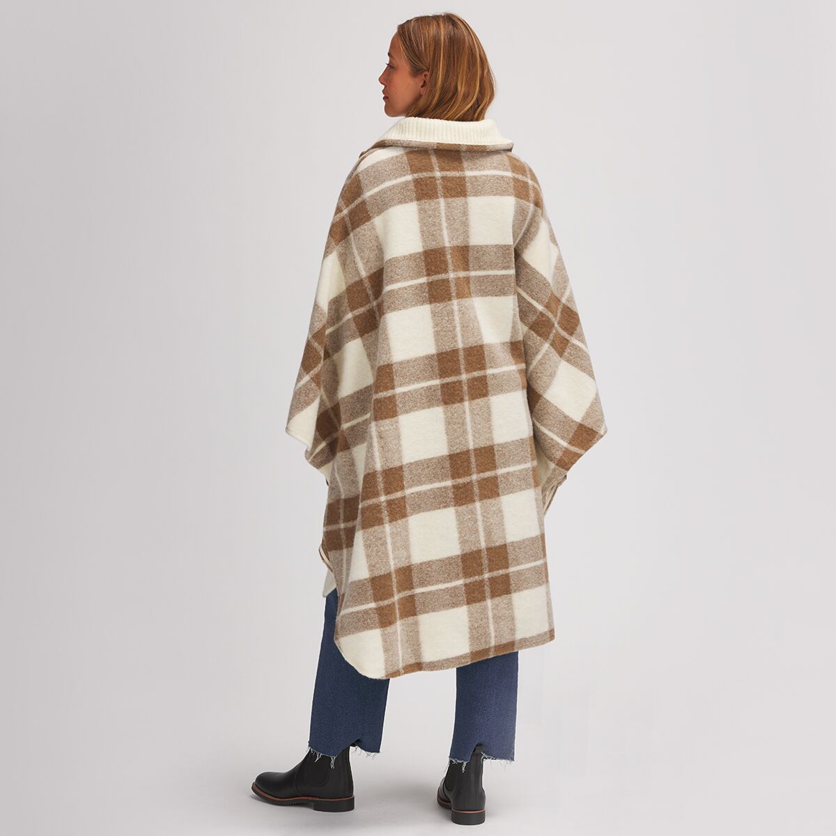 Basin and Range Plaid Poncho - Women's - Clothing