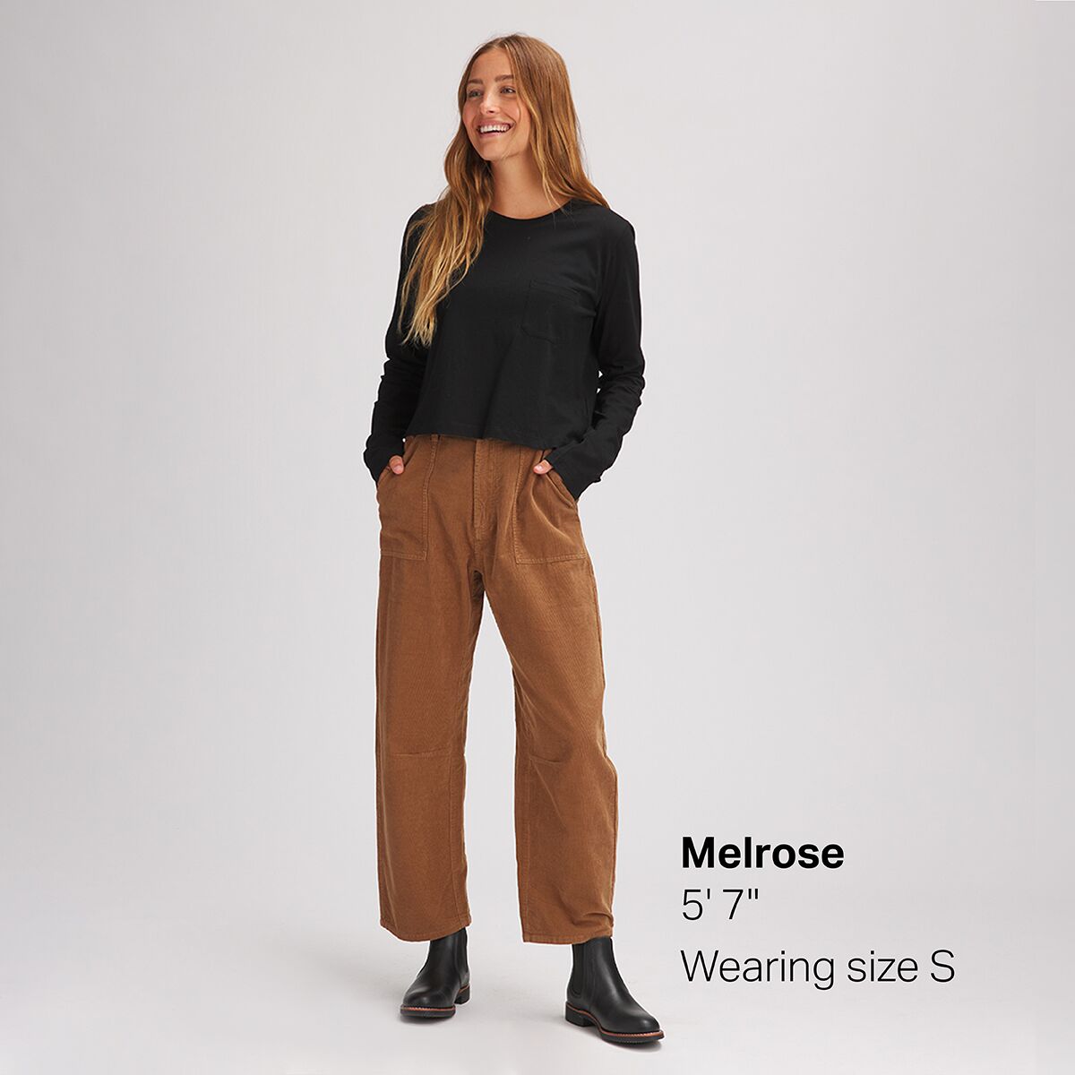 Basin and Range Cropped Pocket Crew Top - Women's - Clothing