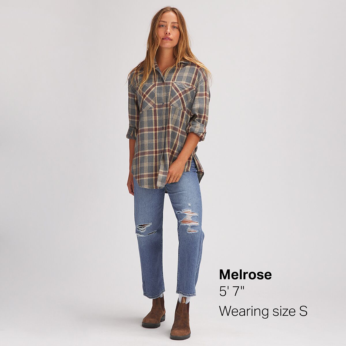 Basin and Range Long Sleeve Plaid Shirt - Women's - Clothing
