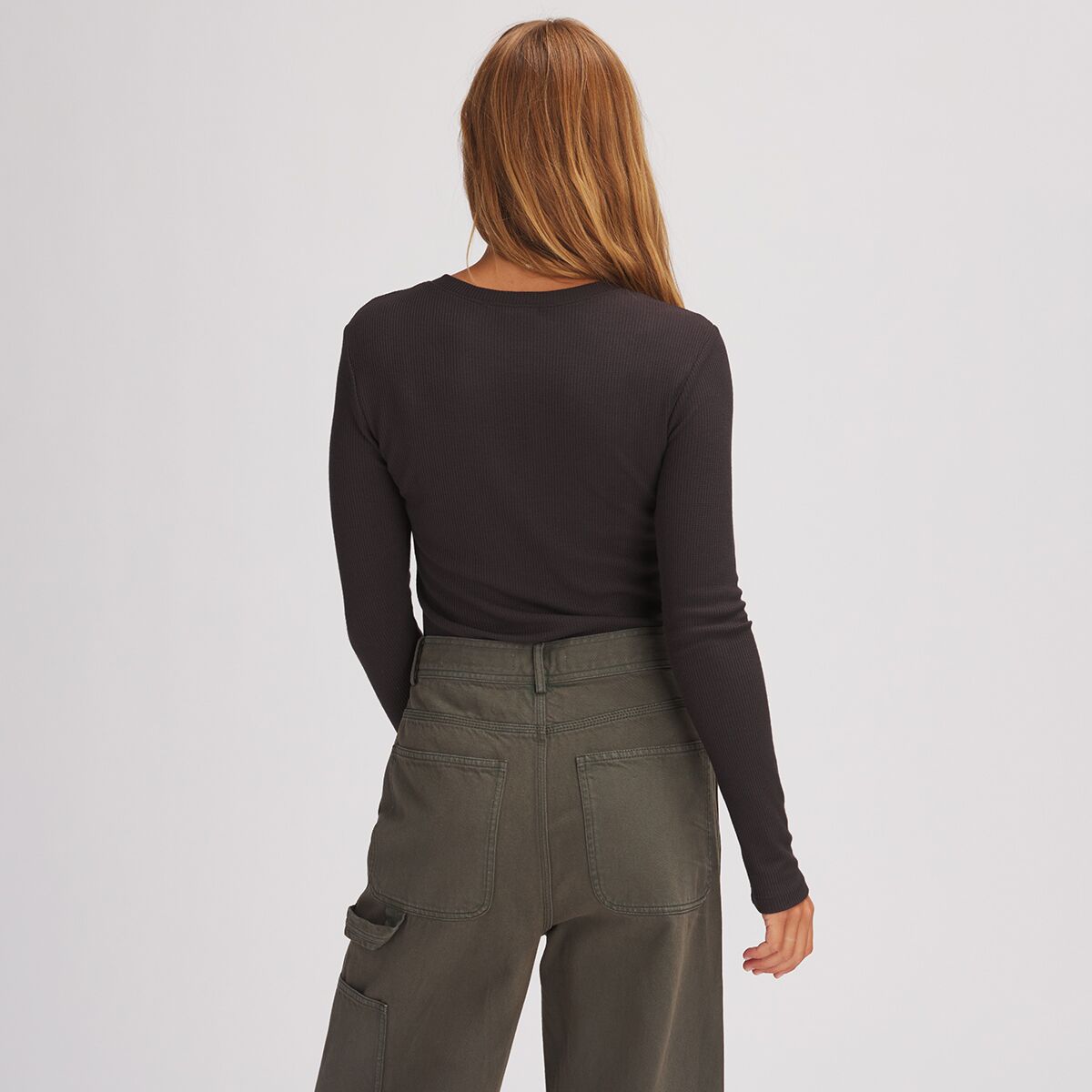 Basin and Range Waffle Henley Long-Sleeve Top - Women's - Clothing