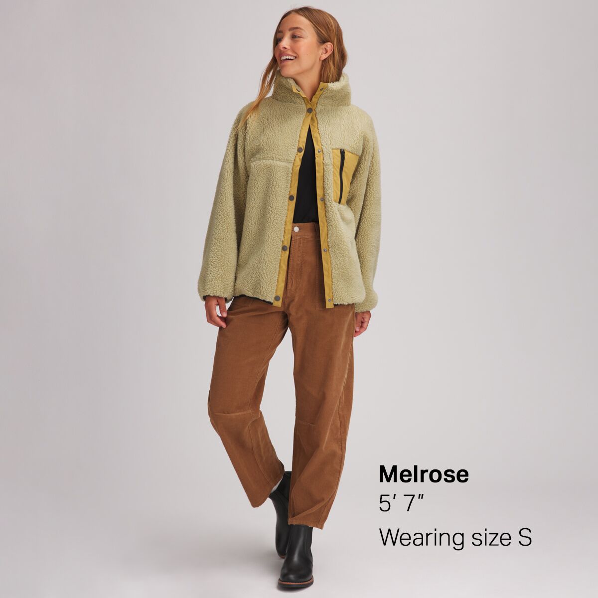 Basin and Range Mixed Fabric Sherpa Jacket - Women's - Clothing