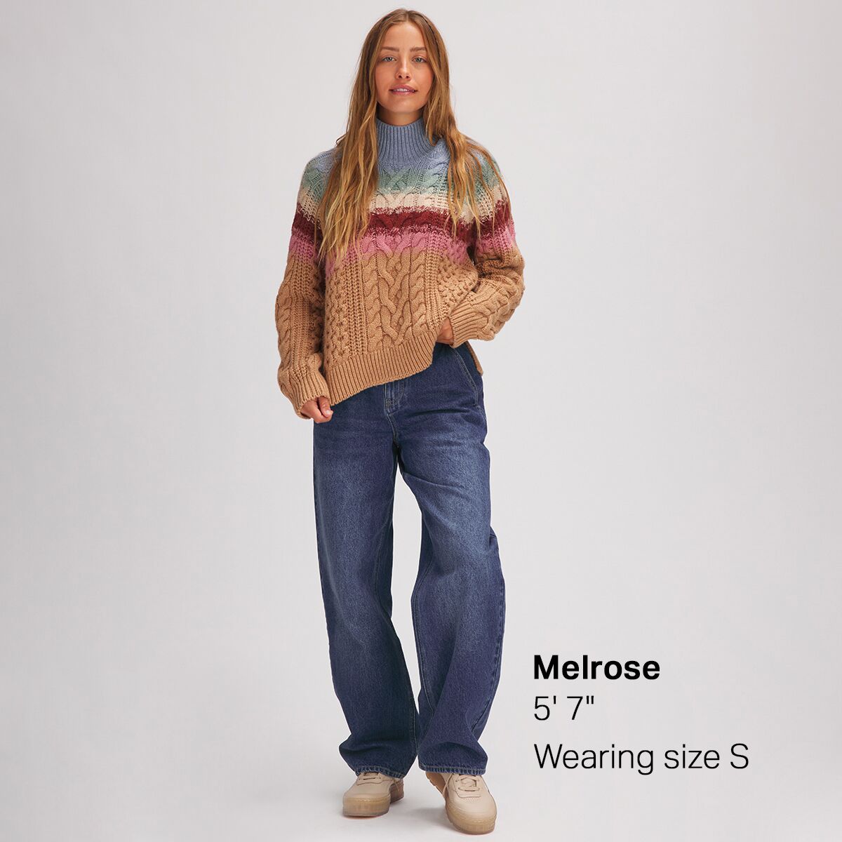 Basin and Range Ombre Turtleneck Sweater - Women's - Clothing