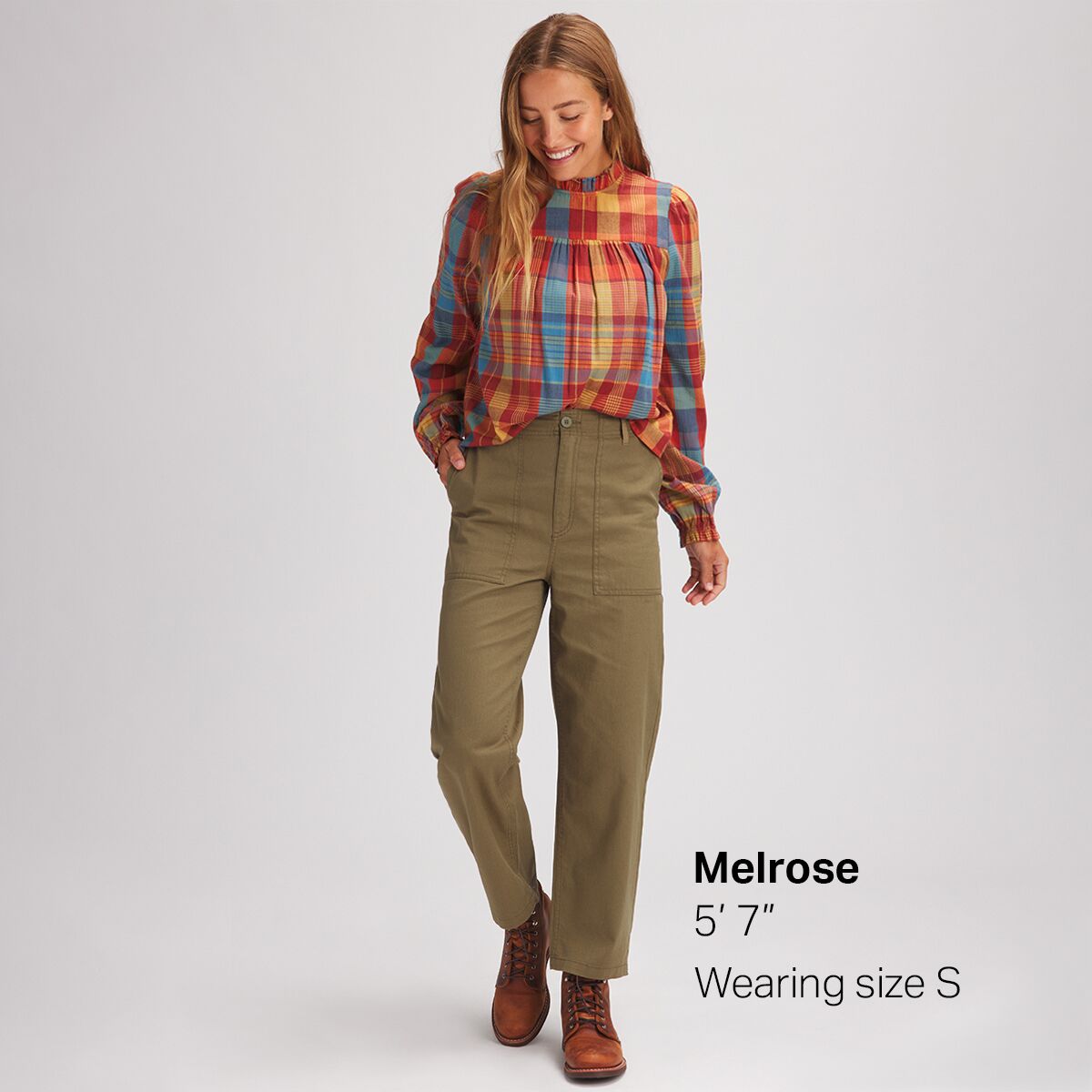 Basin and Range Plaid Yoke Shirt - Women's - Clothing