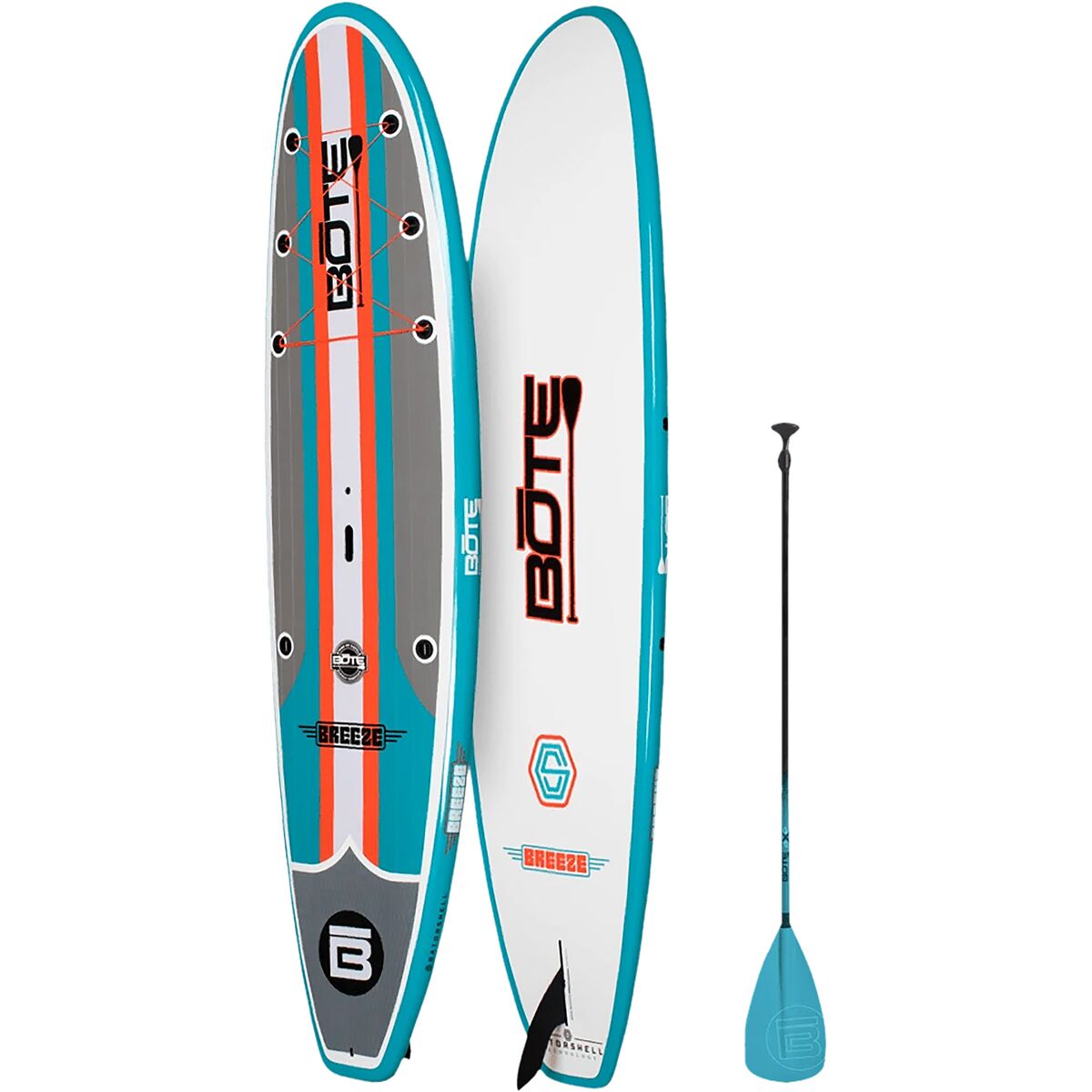 BOTE Breeze Gatorshell 10ft 6in Stand-Up Paddleboard - Paddle