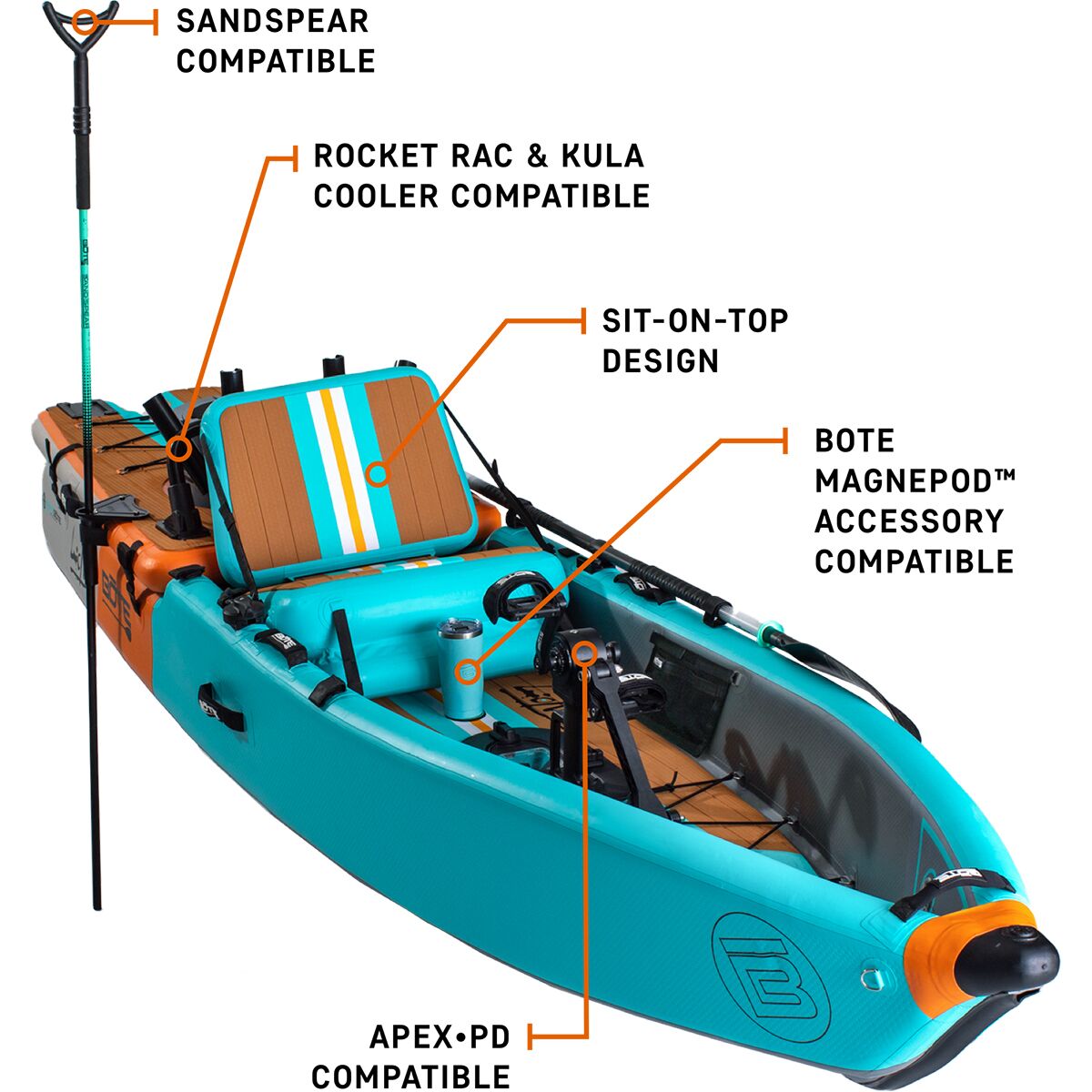 BOTE LONO APEX AERO Inflatable Kayak - Paddle