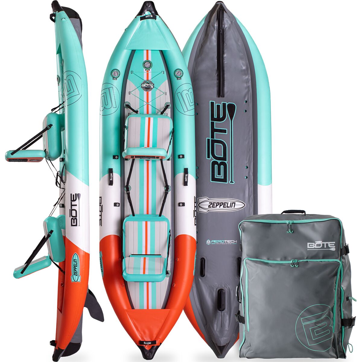 BOTE Zeppelin Aero Inflatable Kayak - Paddle