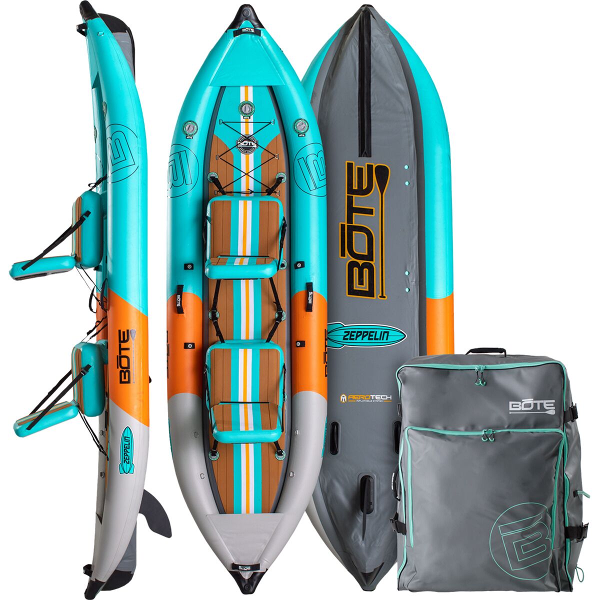 BOTE Zeppelin Aero Inflatable Kayak - Paddle