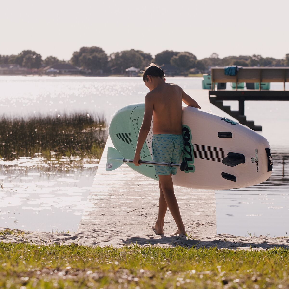 BOTE FLOW Aero Stand-Up Paddleboard - Paddle