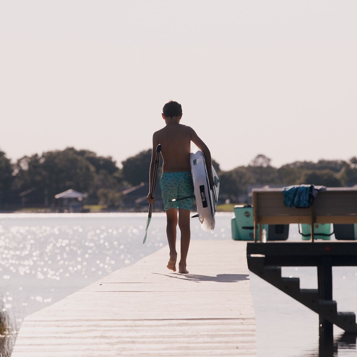 BOTE FLOW Aero Stand-Up Paddleboard - Paddle